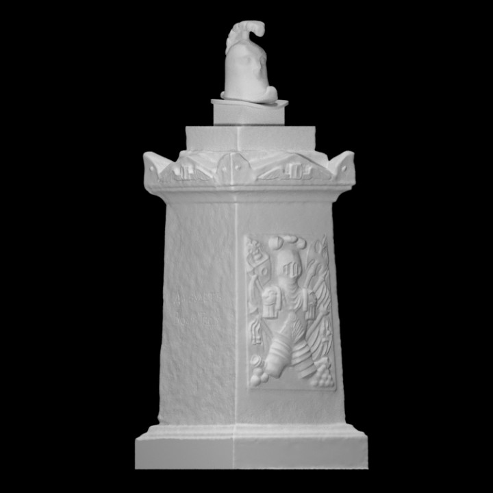 3D Printable Gravestone by Scan The World
