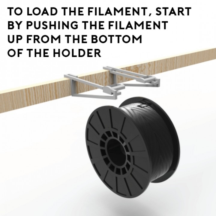 3D Printable Switch-Easy Spool Holder by Stephen Lee
