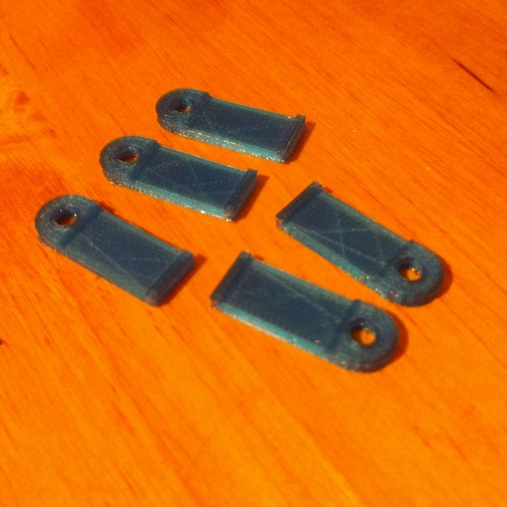 3D Printable Wire clip for thin wires and LED strips by John Berger