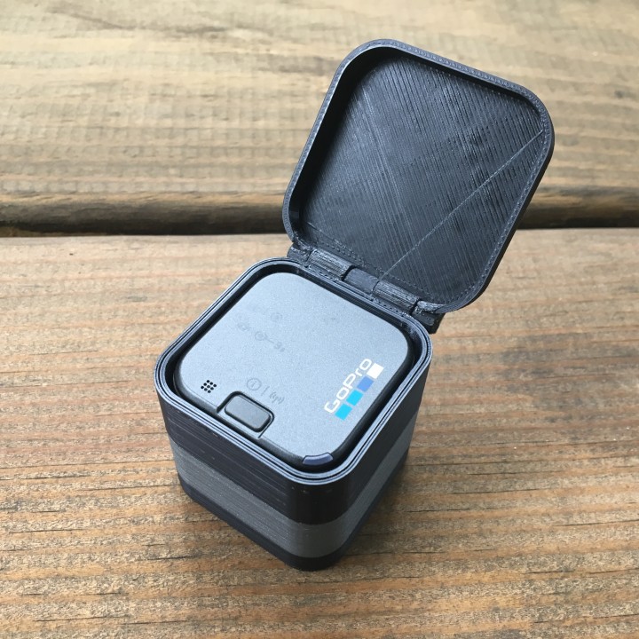 3D Printable GoPro Session Case by Nathan David Fisk