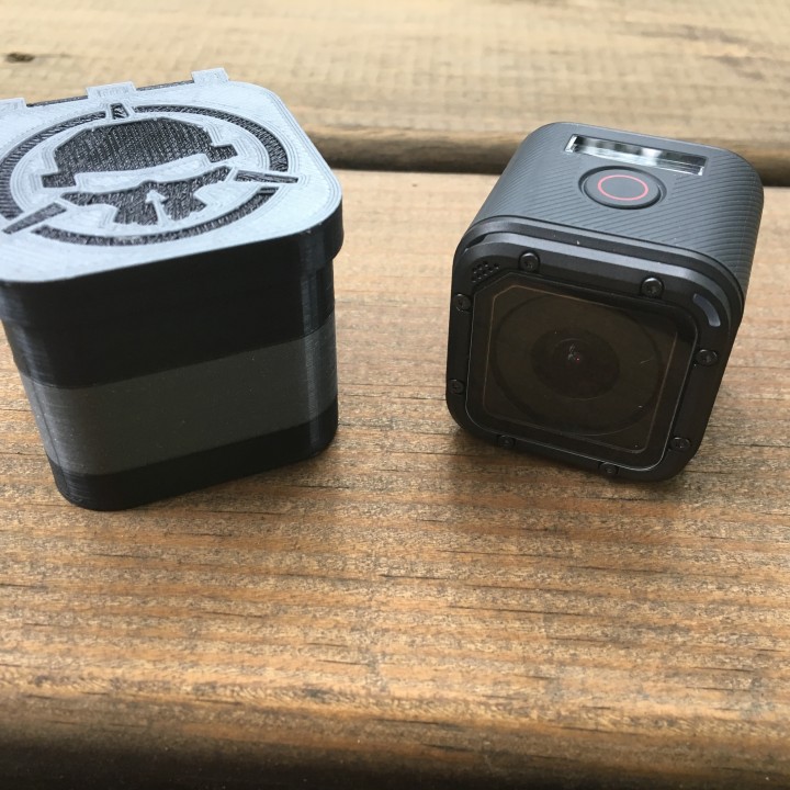 3D Printable GoPro Session Case by Nathan David Fisk