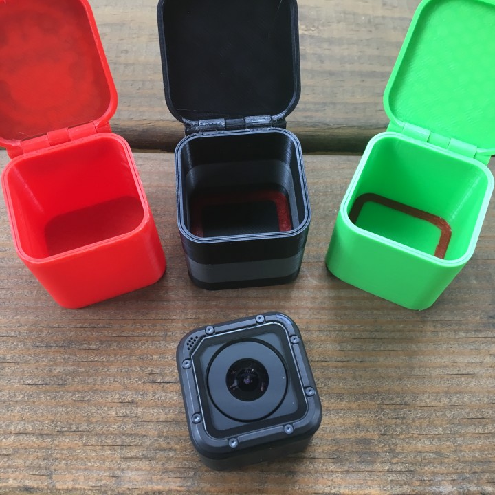 3D Printable GoPro Session Case by Nathan David Fisk