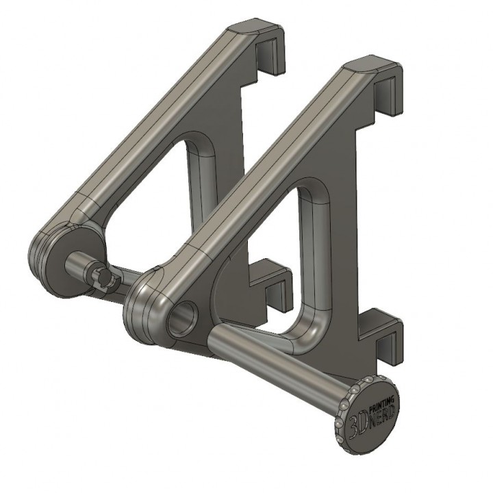 3D Printable Locking Spool Holder by robbie c