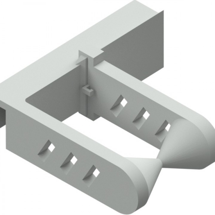 3D Printable sliding spool holder by Micah VanderHart