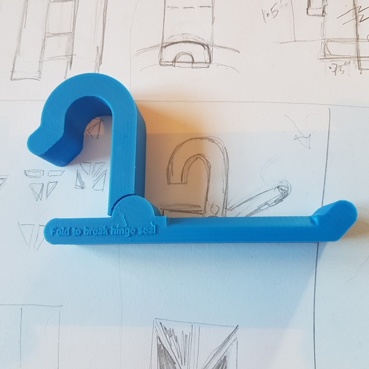 3D Printable (TASmaker's) Folding Spool Holder (3DPN Design Comp) by ...