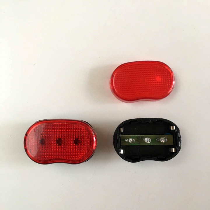 3D Printable Bat Bicycle Lamp by Thomas Buseyne