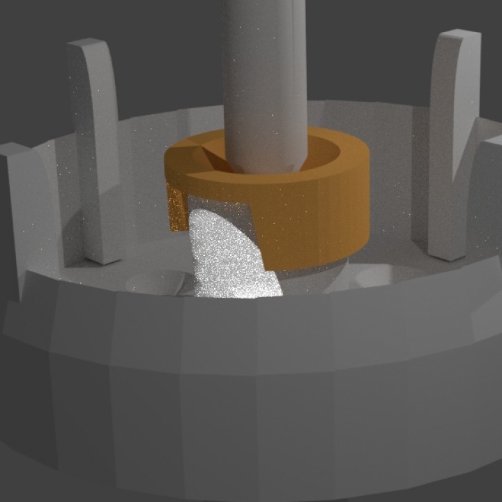 3D Printable Wind speed gauge - Anemometer by Sherm Stebbins