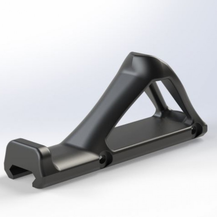 3D Printable AR-15 Skeleton OpenFrame Grip Combo by Mii3D