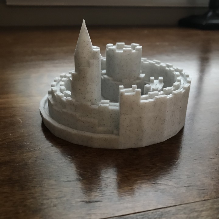 3D Printable Castle by Kyle Strougo