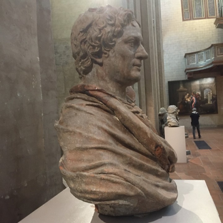 3D Printable Bust of an unknown man by Musée des Augustins