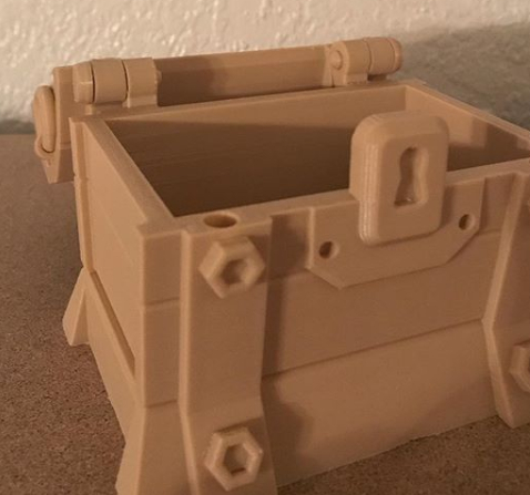 3D Printable Fortnite Chest by Santiago Sanchez
