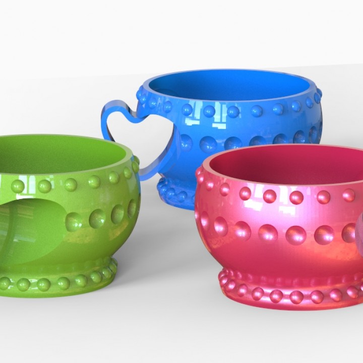 3D Printable Heart Cup by Tariq Ali