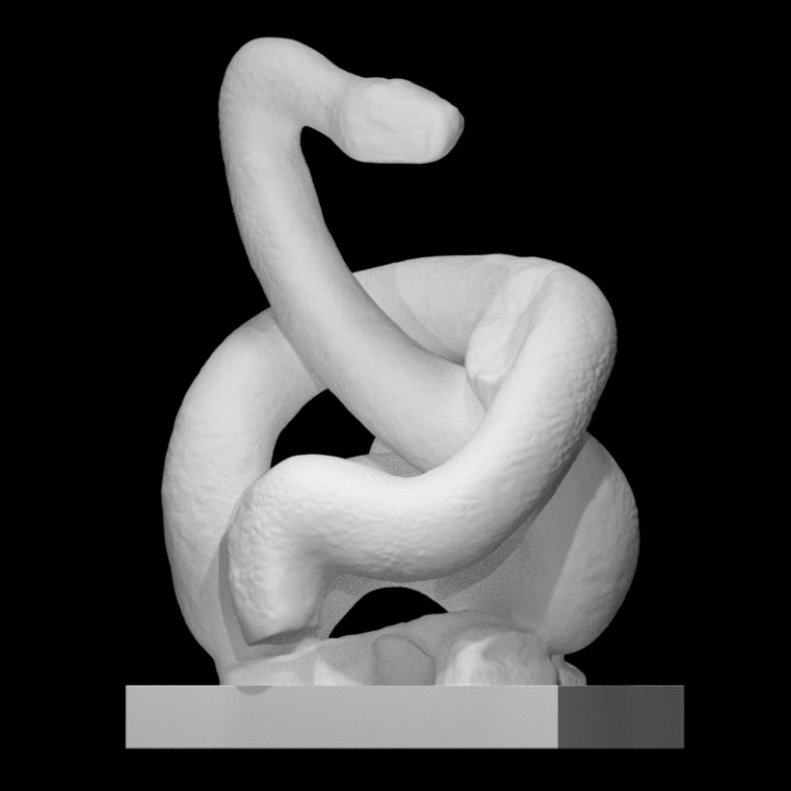 3D Printable Coiling snake by Scan The World