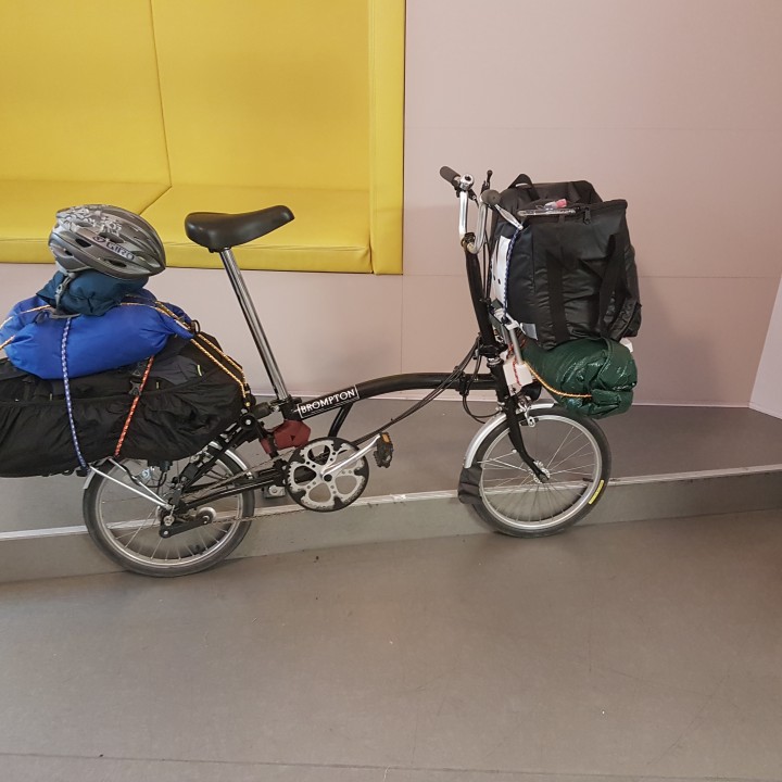 3D Printable brompton front bike mount. by magdi khalil