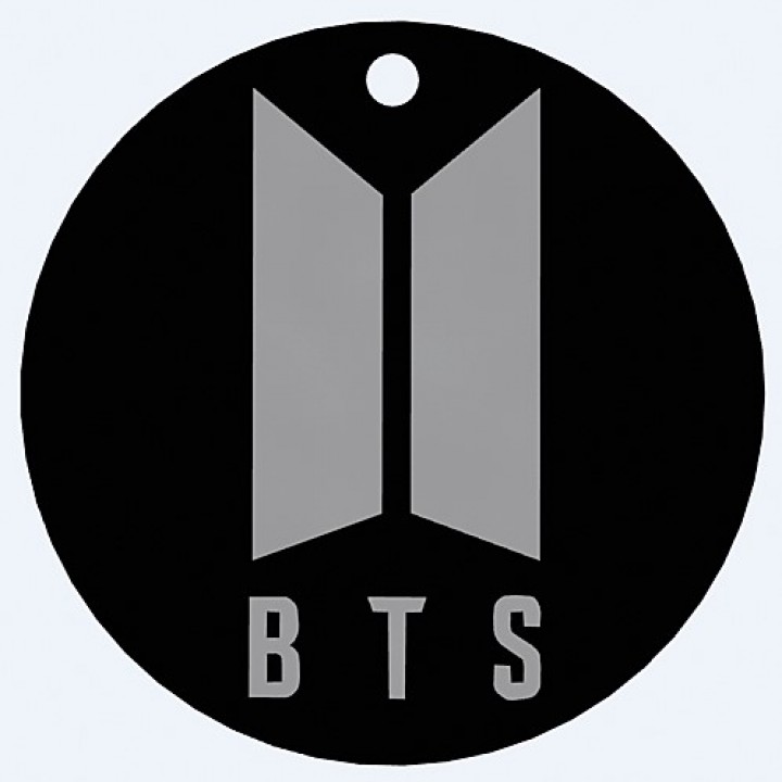 3D Printable BTS Keychain or Pendant by Juan A.