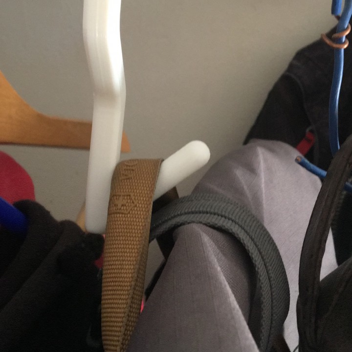 3D Printable hook for backpack by Mc Donald Villacorta