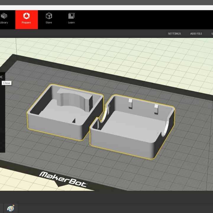 3D Printable Telescope 1,25" Filter Boxes, with labels by poedman1