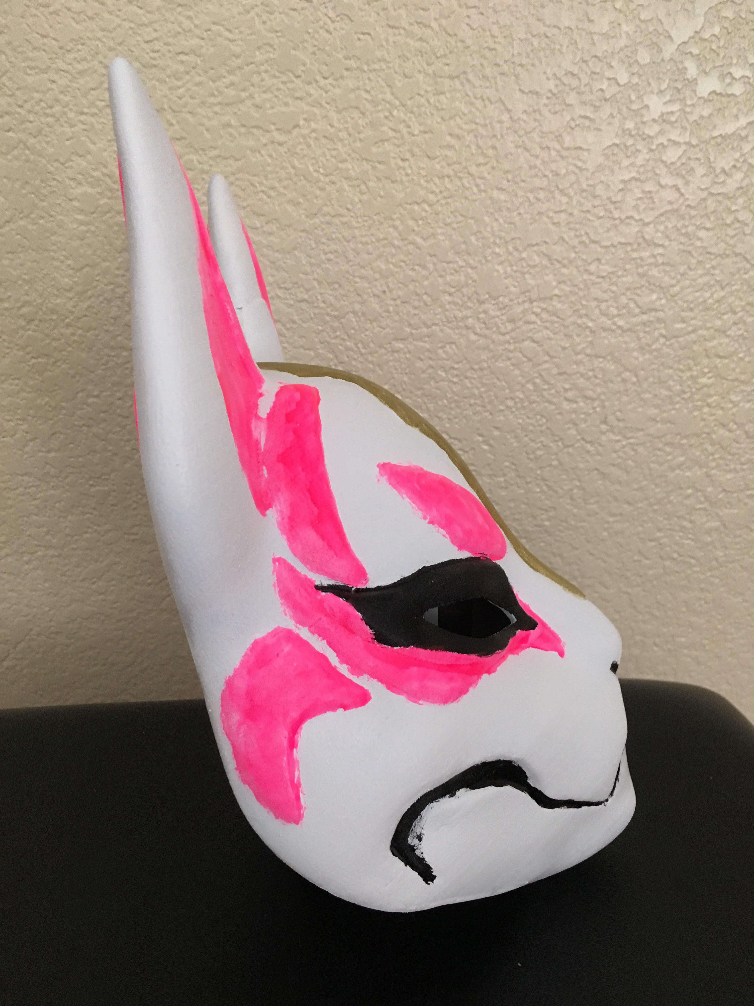 3D Printable Fortnite Kitsune Drift Mask by Tanya Wiesner