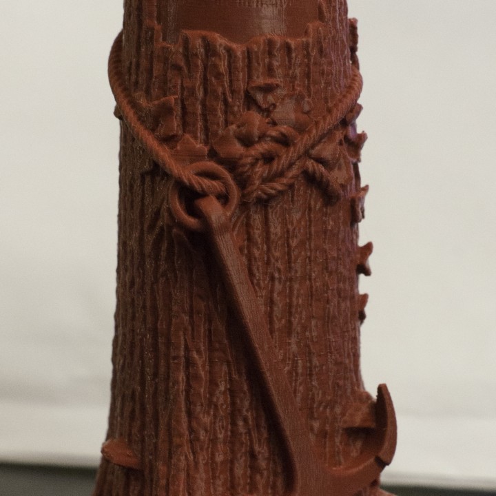 3D Printable Tree Stump Monument at Mount Pleasant Cemetery by Jerry Fisher