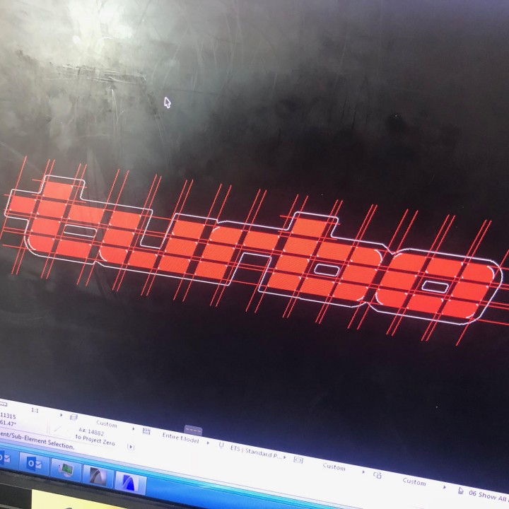 3D Printable VL turbo badge by Hugo-archicad