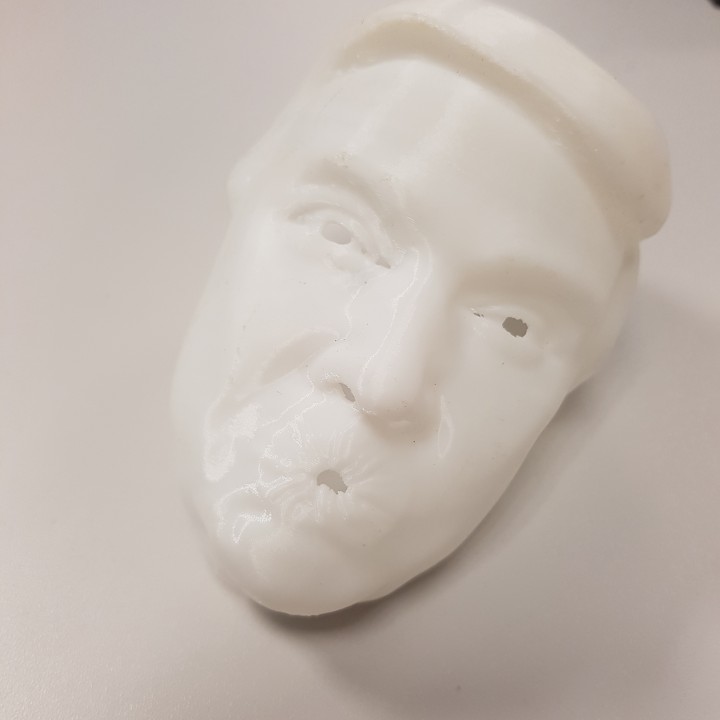3D Printable Rump Mask by Es Henao