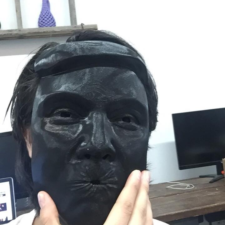 3D Printable Rump Mask by Es Henao