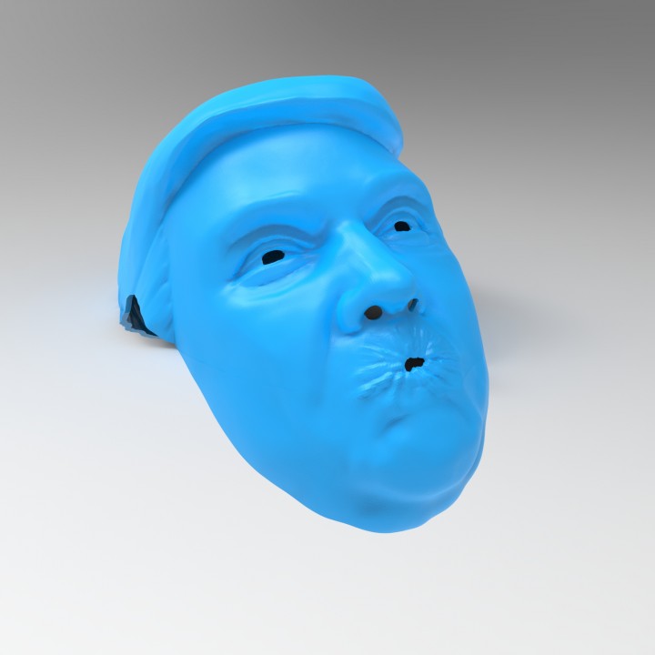 3D Printable Rump Mask by Es Henao