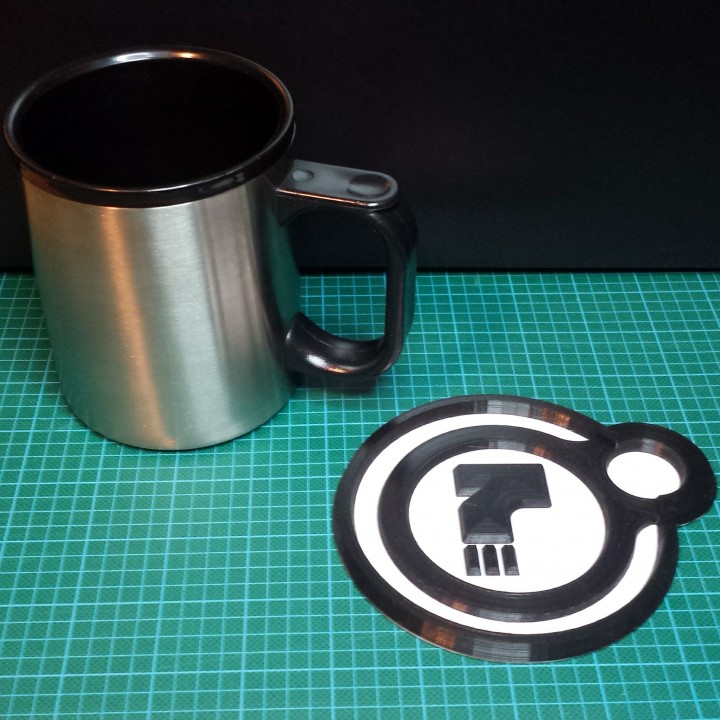3D Printable Destiny - Coaster (Dead Orbit) - Multicolor by Phil