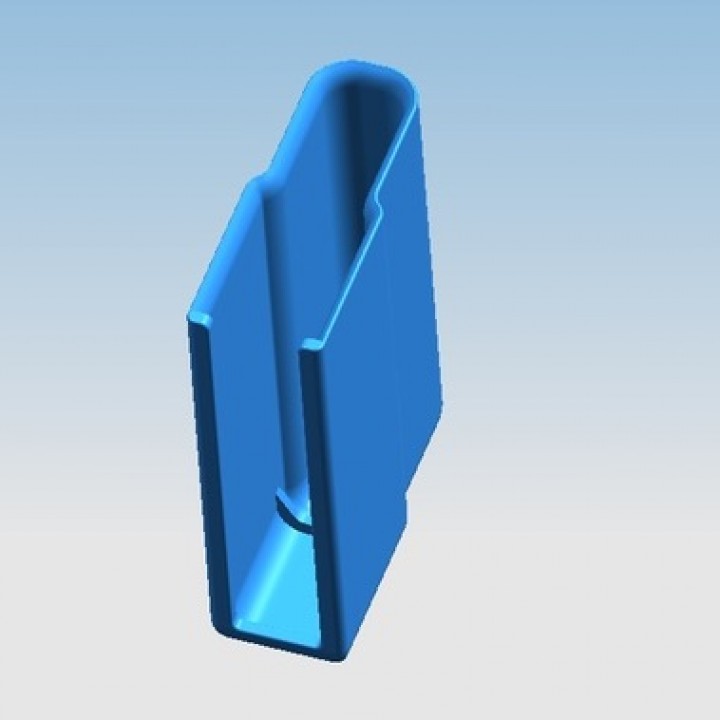 3D Printable Tube Clip Toothpaste Folded End Holder by Leman Lim