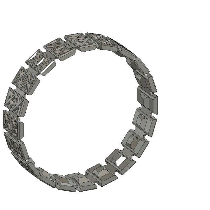 3D Printable Flexible Tracks for the Dieselpunk Crawler by Jason Suter