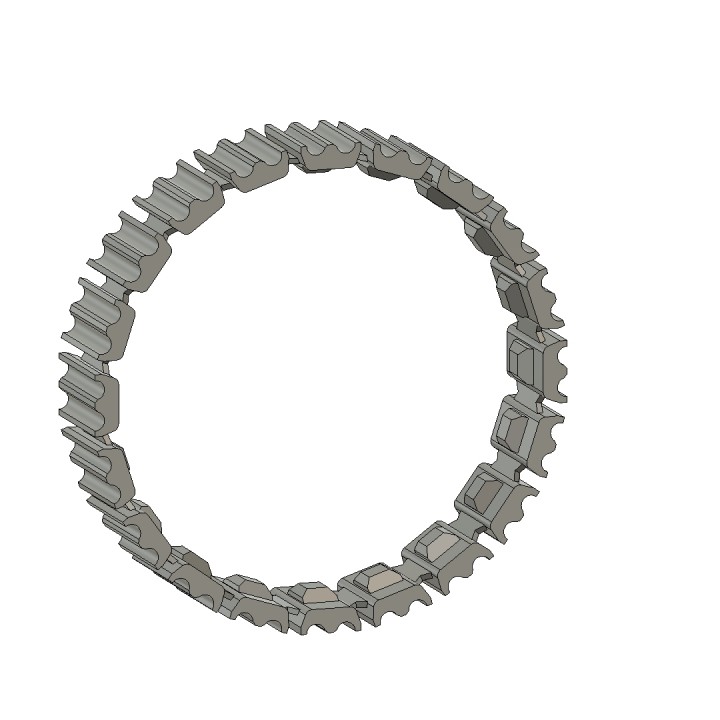 3D Printable Flexible Tracks for the Dieselpunk Crawler by Jason Suter