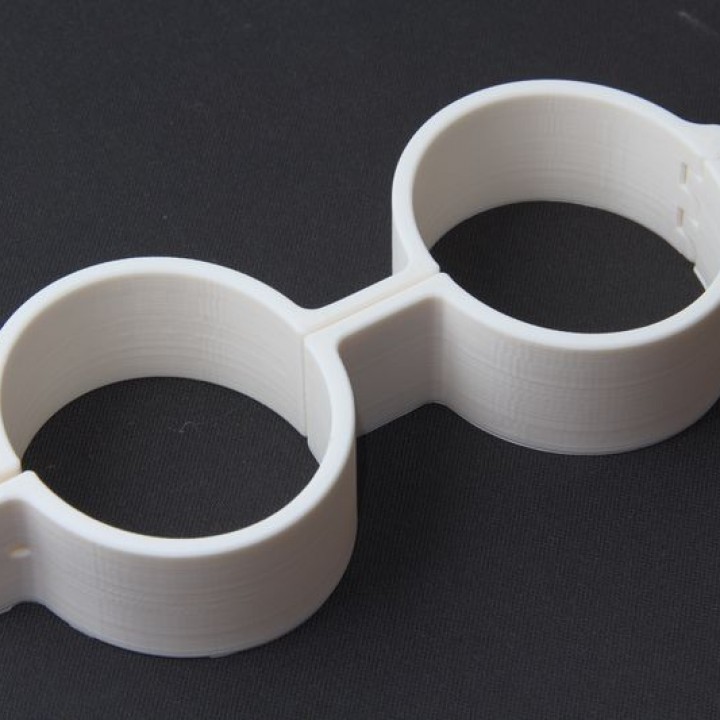 3D Printable Medieval double spaced manacles/handcuffs/leg irons by ...