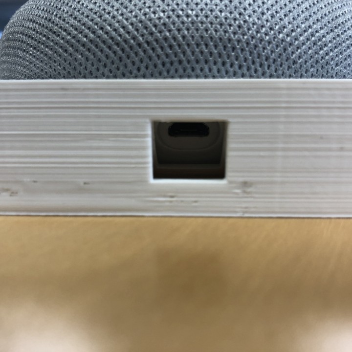 3D Printable Design base for Google Home Mini by R I