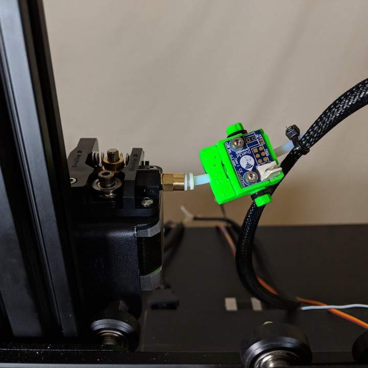 3D Printable Splitable DUET Laser Filament Bracket for Bowden Tube ...