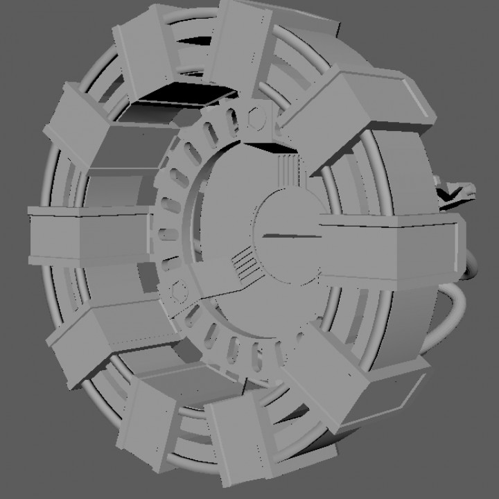 3D Printable Arc Reactor AR-01 by Scott Wright