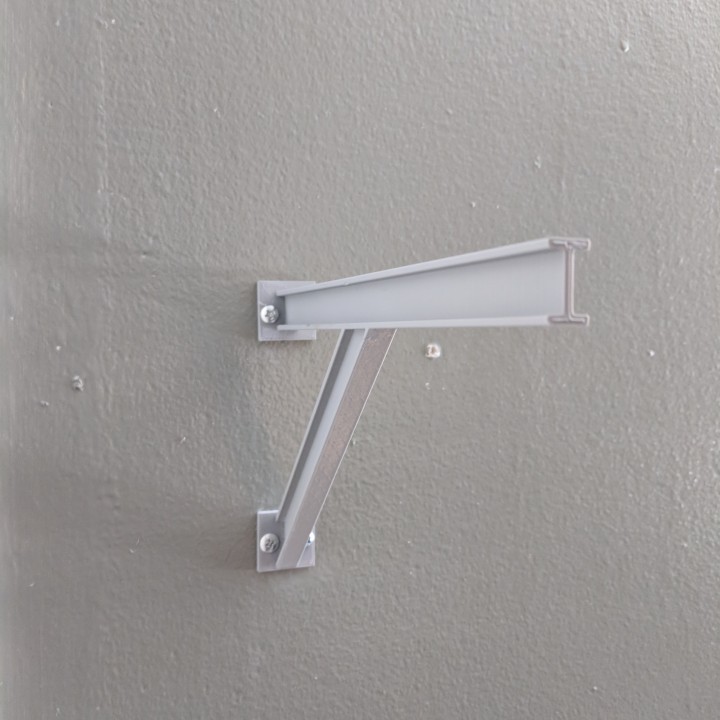 3D Printable I-beam Shelf Bracket by Matt Futral