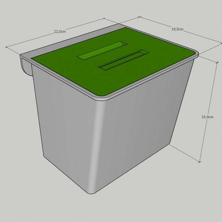 3D Printable DUSTBIN by Kemal Can Ünsalan