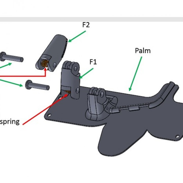3D Printable Thumb Prosthesis by Gabriela Alejandra Bravo Illanes