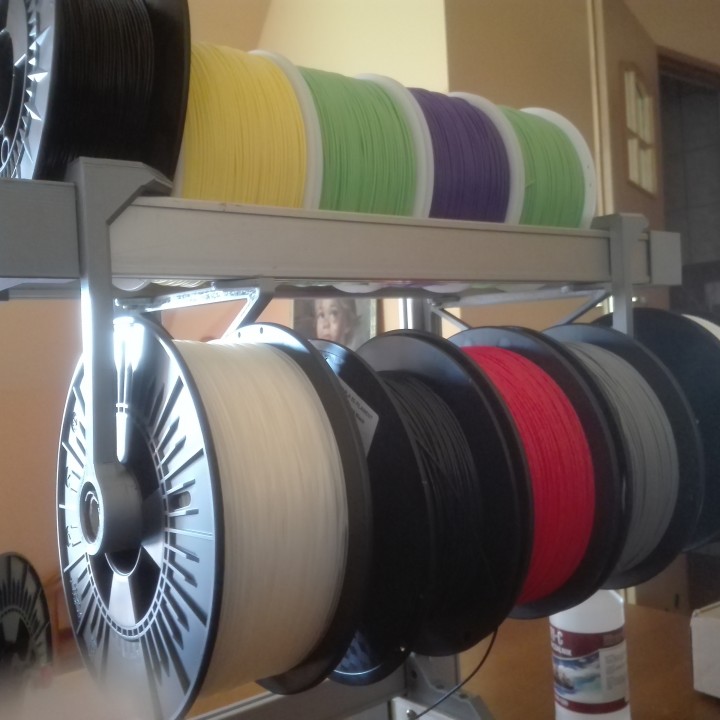 3D Printable regal for filament by Bartosz Kryszak