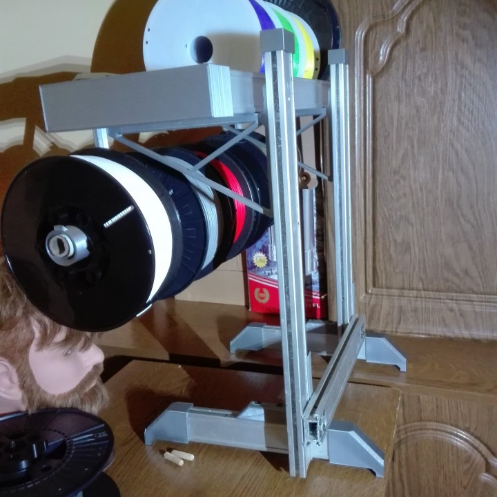 3D Printable regal for filament by Bartosz Kryszak