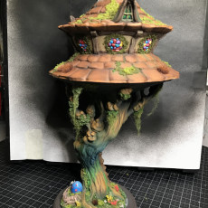 3D Printable Fey Tree House by Iain Lovecraft