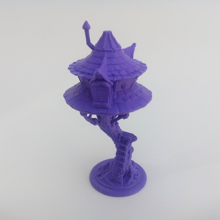 3D Printable Fey Tree House by Iain Lovecraft