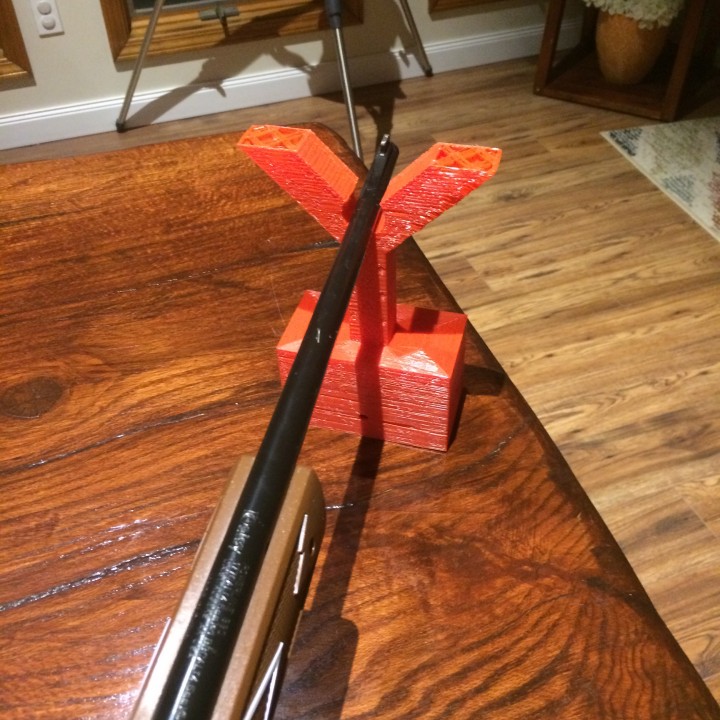 3D Printable B-B gun rest by connor spencer