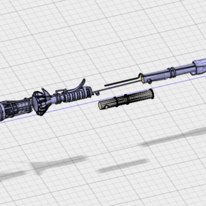 3D Printable Ull's Arrow (Upgraded Ice Staff) by Wyatt Buxton