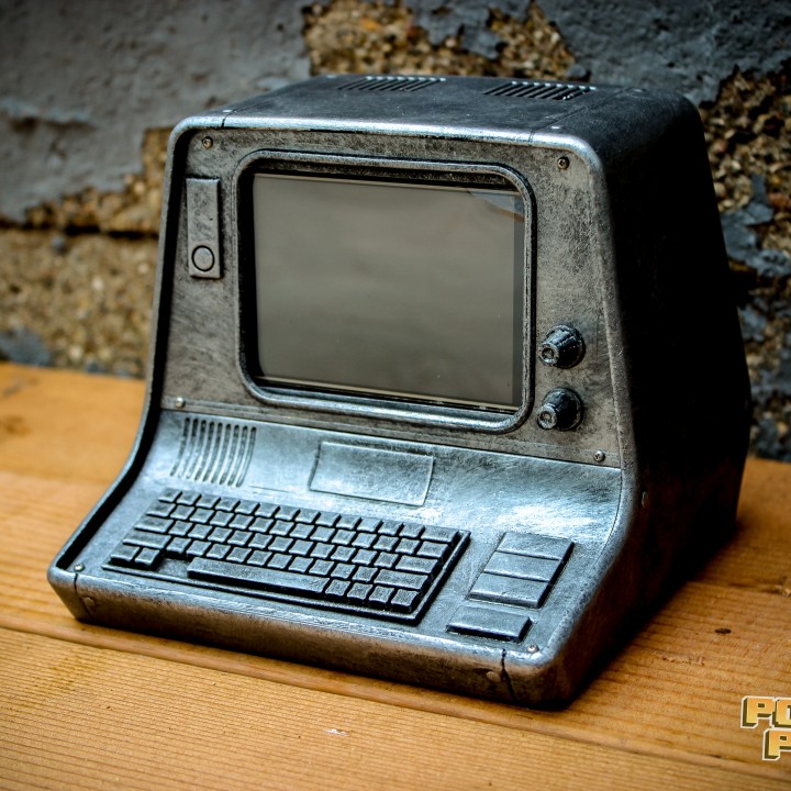 3D Printable Desktop Terminal Replica - Fallout 4 by Power Up Props