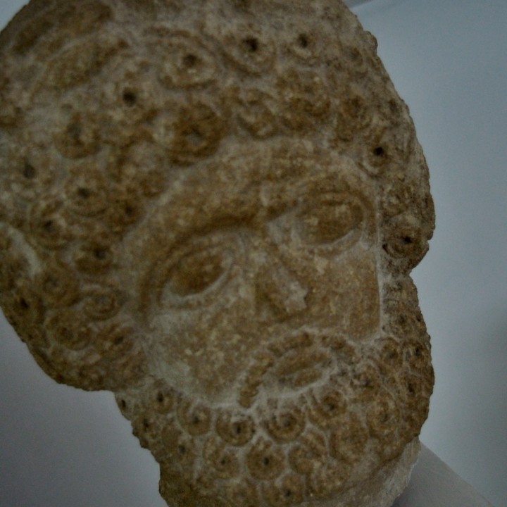 3D Printable Head of Zeus Lauranious by Scan The World