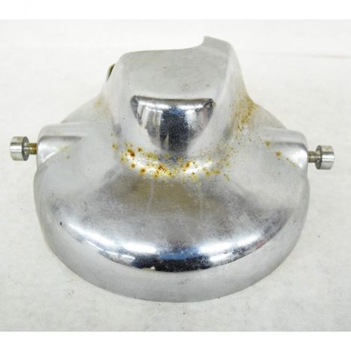 3D Printable L.E.D. Motorcycle Headlight Mount by Matthew Palulis