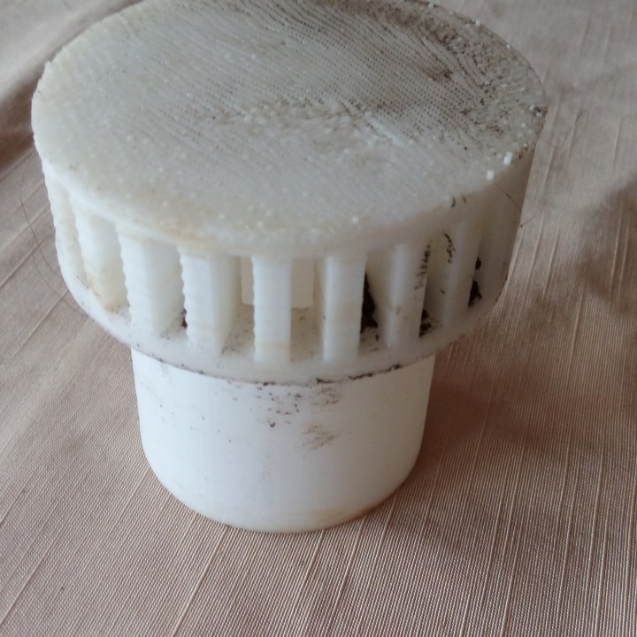 3D Printable Extended Plastic Pipe Filter To Prevent Jammed by Engin Subaşı