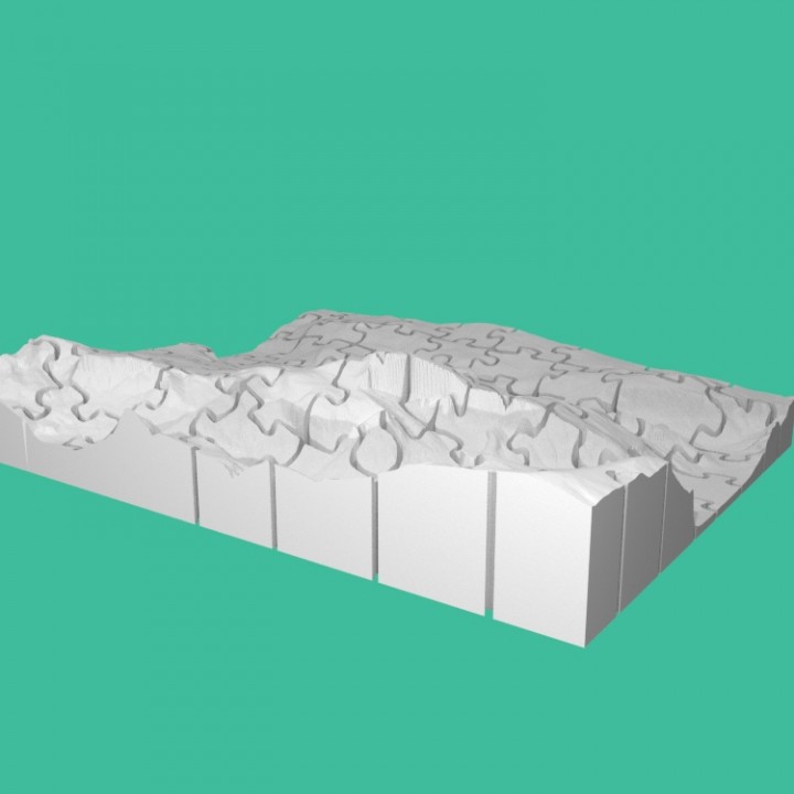 3D Printable Half Dome puzzle by Parker