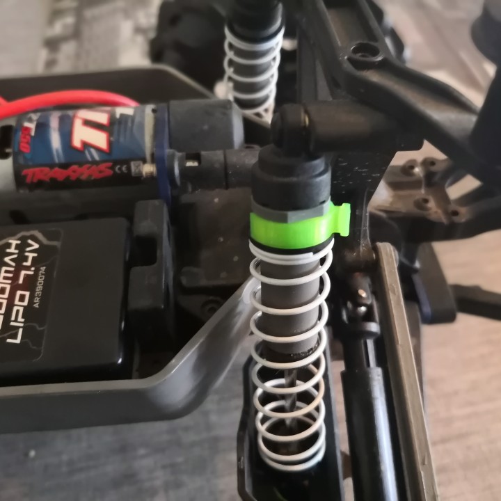 3D Printable Spring spacers for Traxxas Stampede by Micke Lindholm